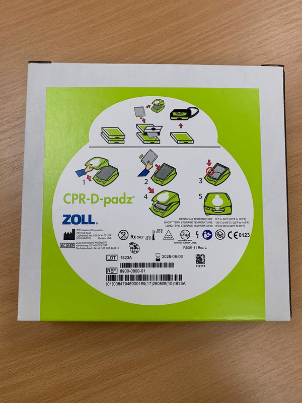 AED Zoll Plus Adult CPD-D Replacement Padz with rescue - Electrodes ...