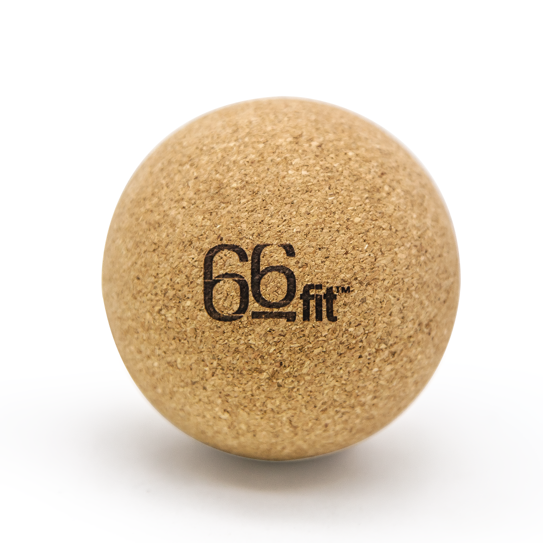 66fit Essence Cork Massage Ball - 8cm - Phoenix Physio Supplies
