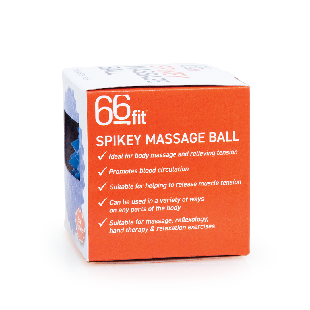 66fit Spikey Massage Ball 9cm - Individual - Phoenix Physio Supplies