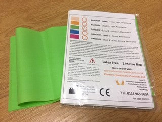 EZ-Stretch Latex Free Banding - 2 metre polybag - Phoenix Physio Supplies